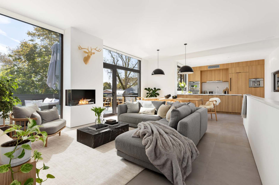 Left Corner Flex Fireplace from EcoSmart at Bioethanolfires – bioethanolfires